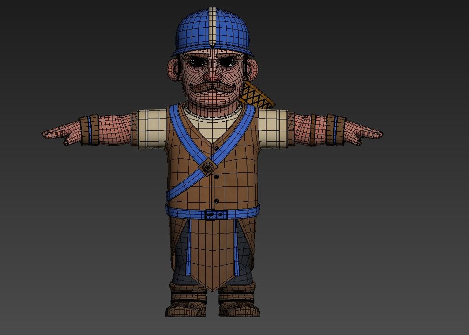 Stylized archer character games 3D - TurboSquid 1663355