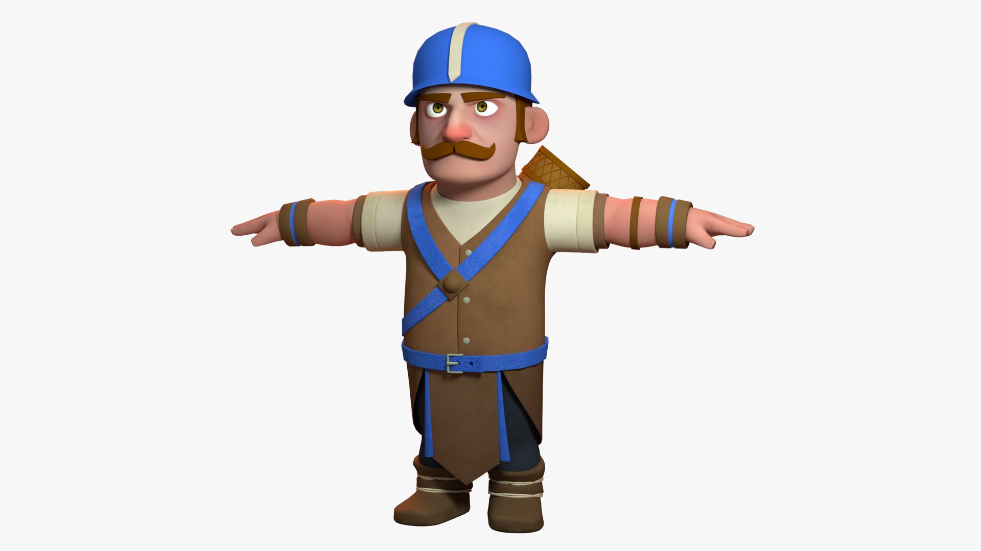 Stylized archer character games 3D - TurboSquid 1663355