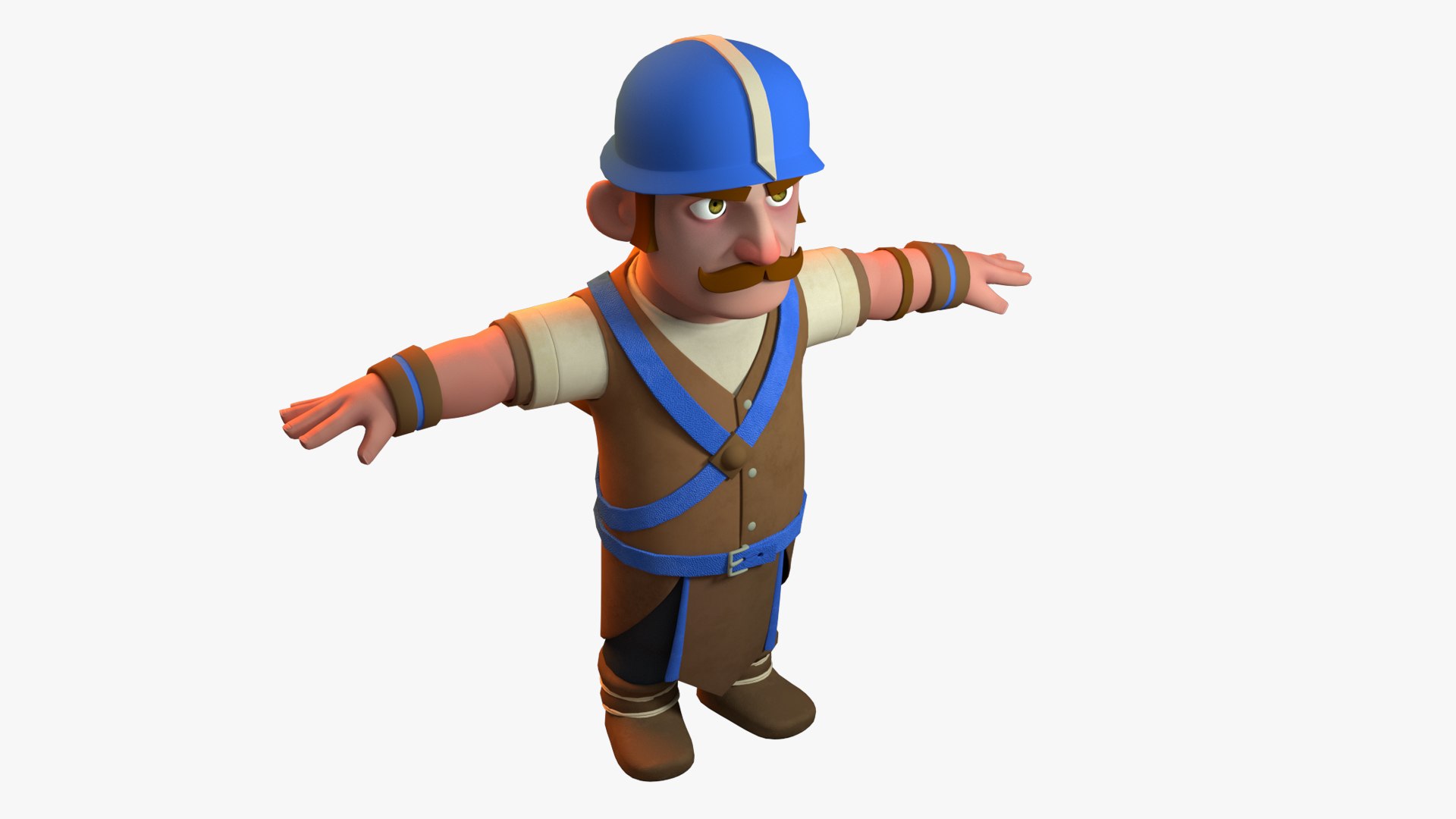 Stylized archer character games 3D - TurboSquid 1663355