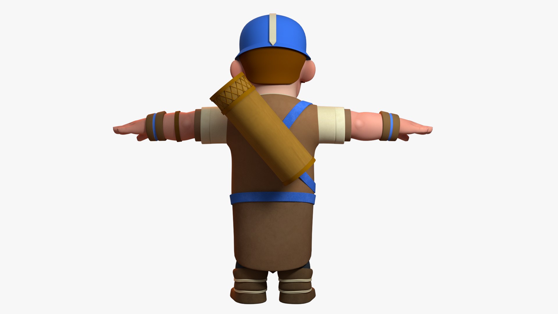 Stylized archer character games 3D - TurboSquid 1663355