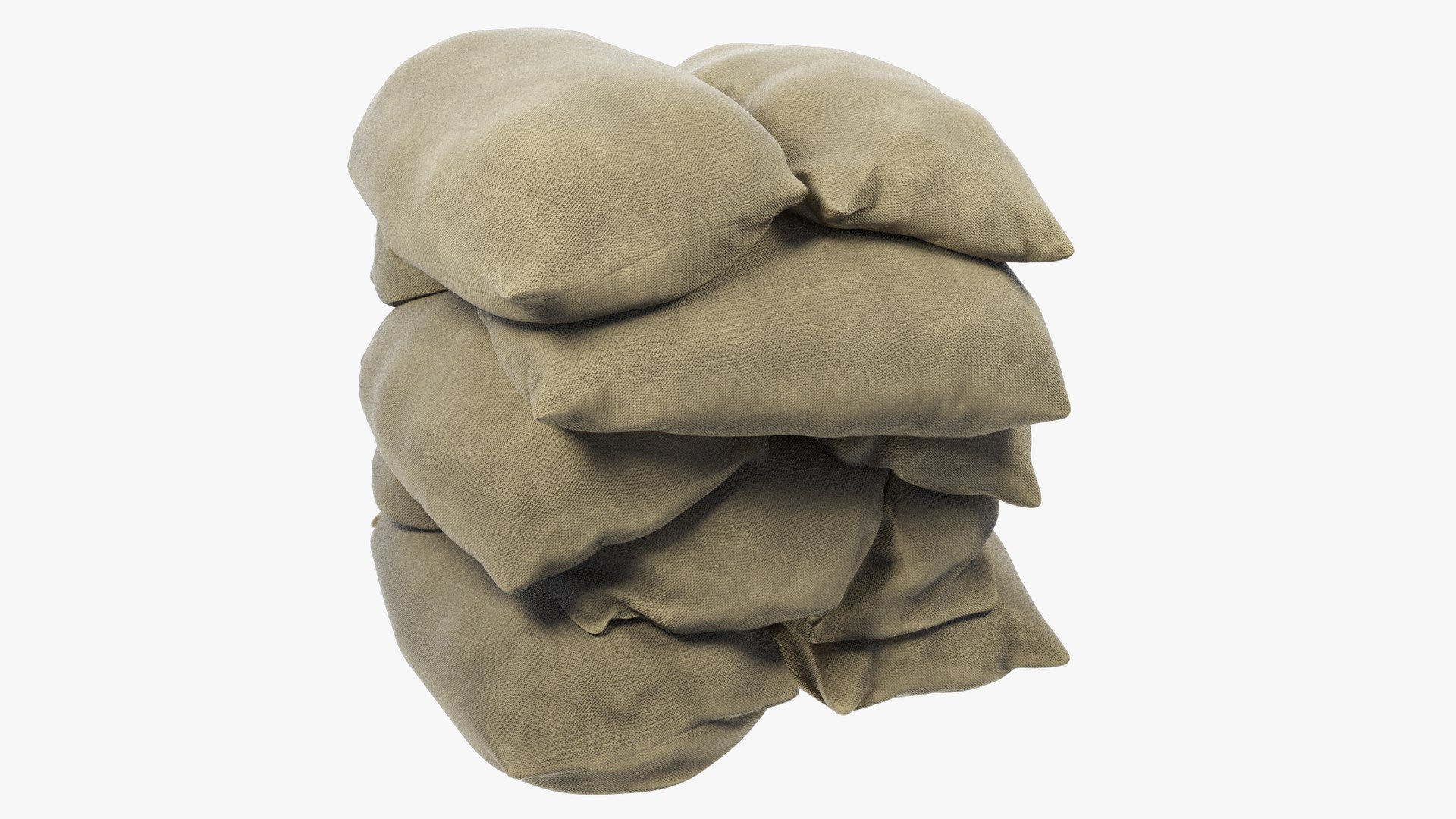 Sacks Stack 3D model - TurboSquid 2183229