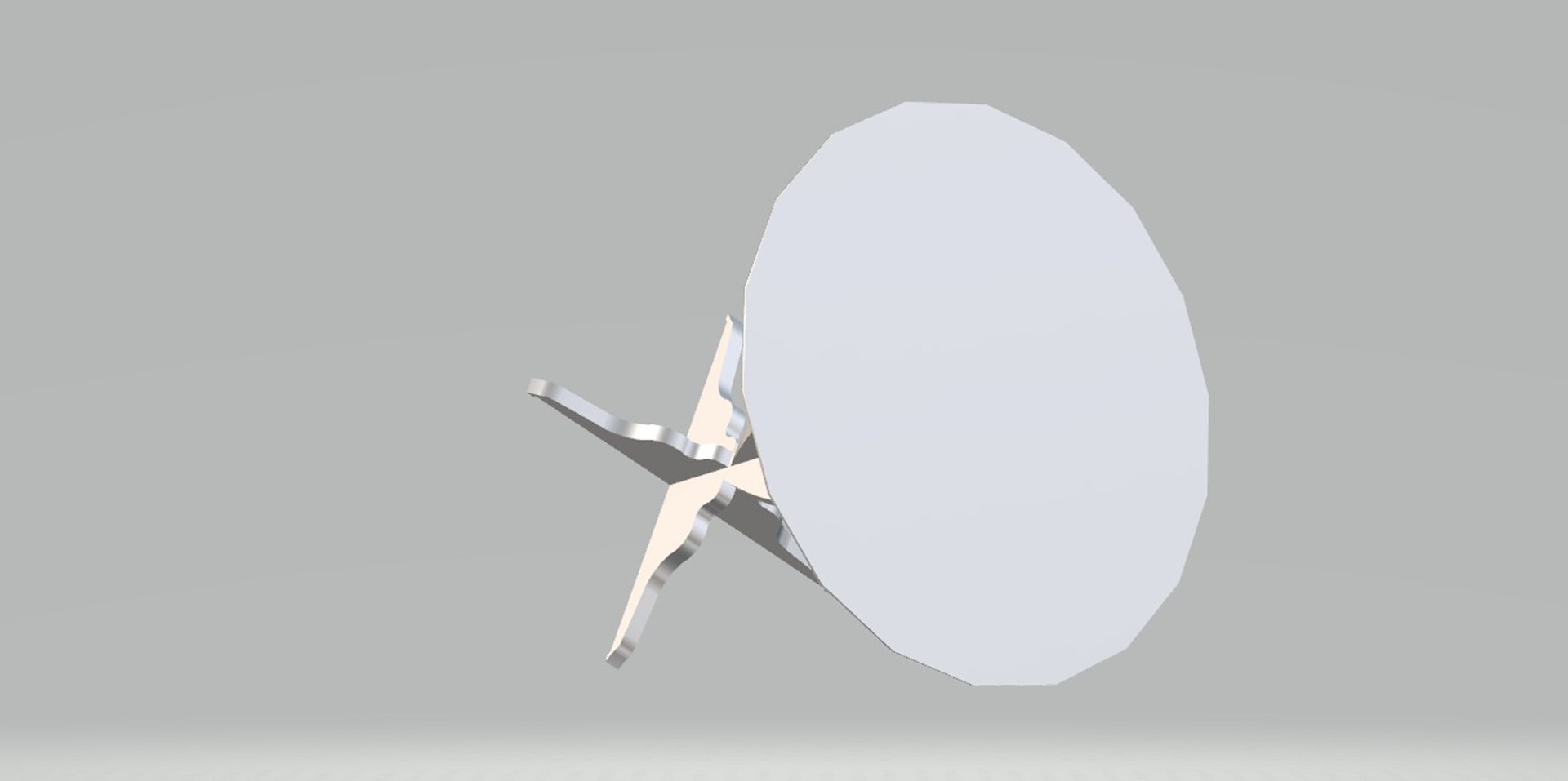 3D Plexy Glass Round Table Model - TurboSquid 2028895