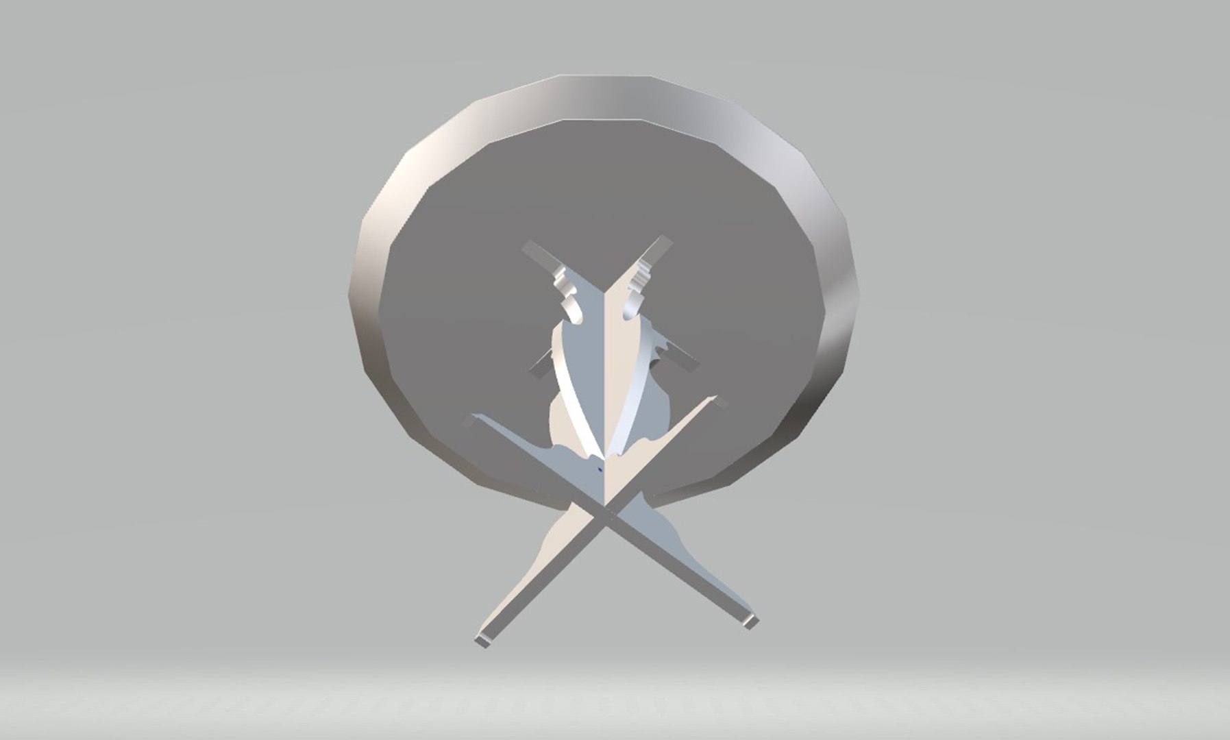 3D Plexy Glass Round Table Model - TurboSquid 2028895