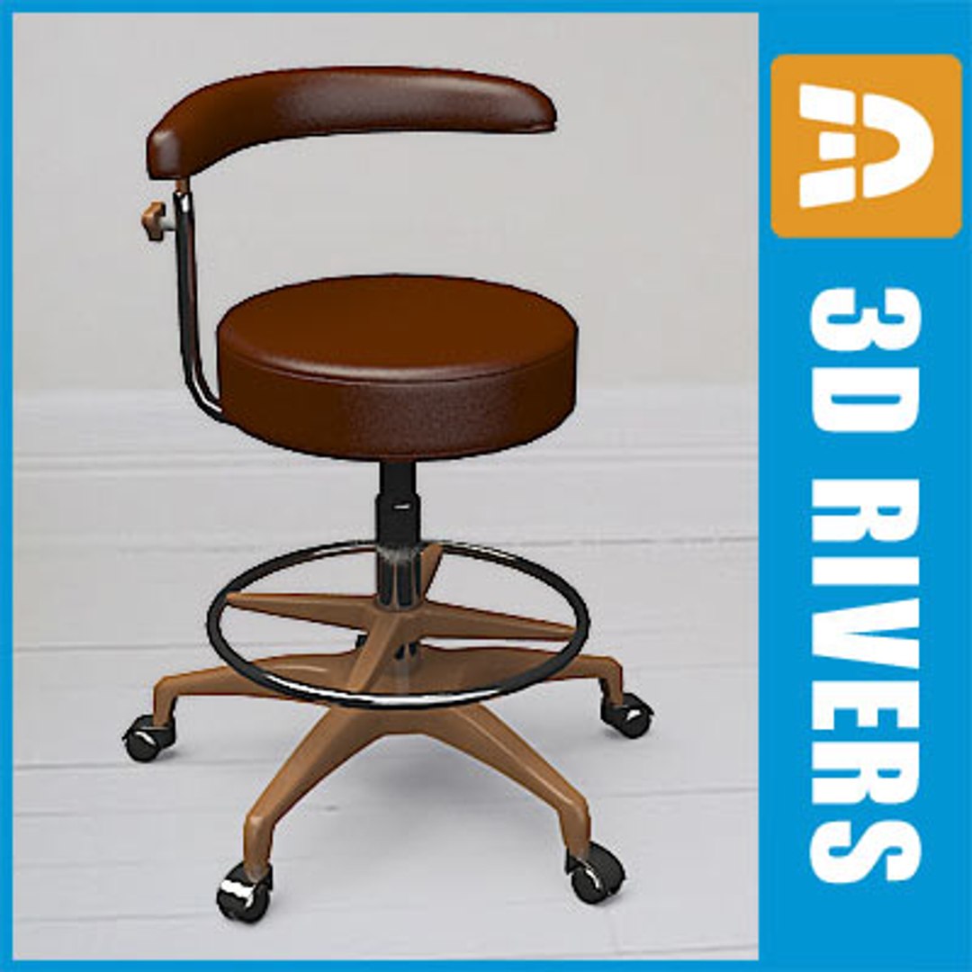 Dental S Stool Dentist 3d X