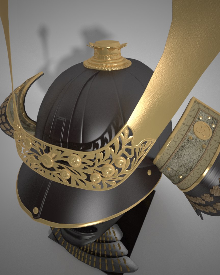3dsmax Samurai Armor Shogun