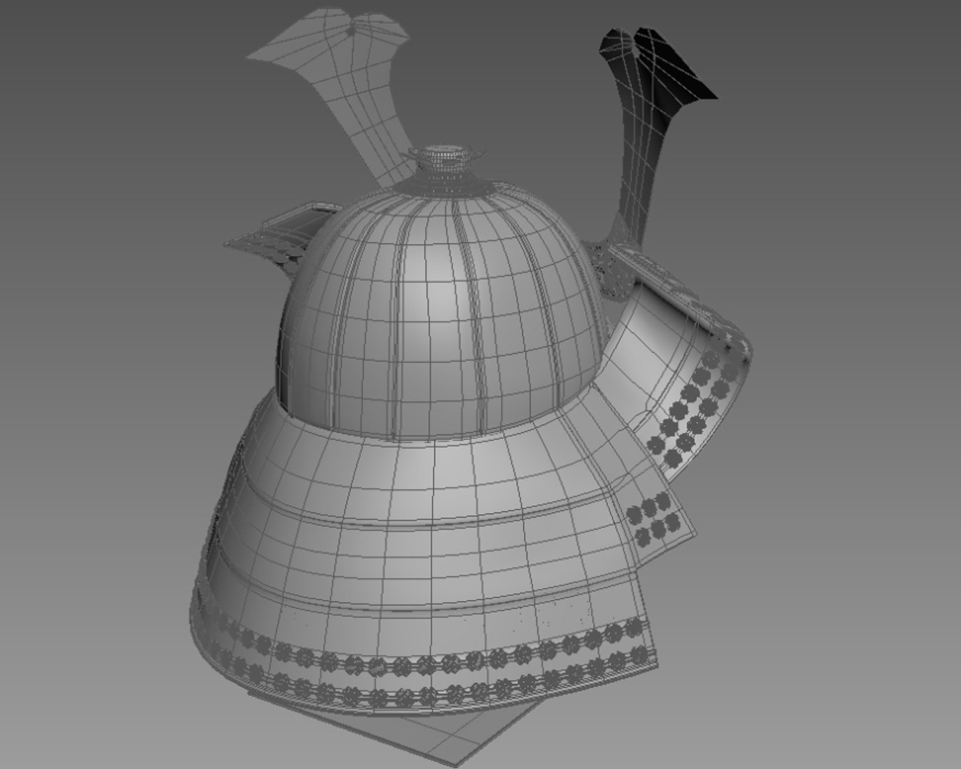 3dsmax Samurai Armor Shogun