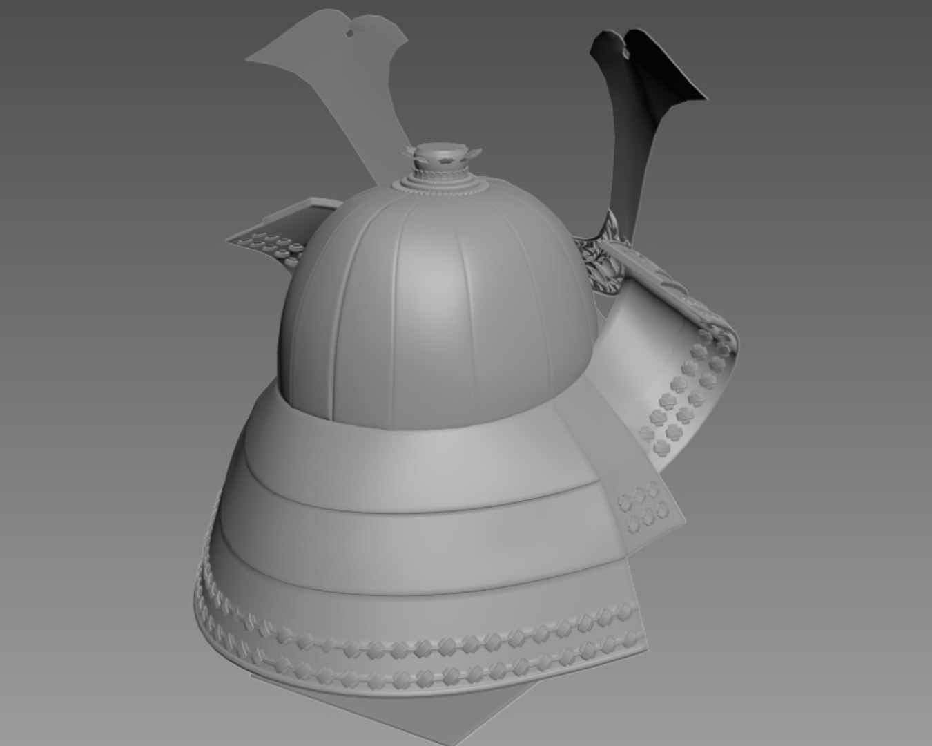 3dsmax Samurai Armor Shogun