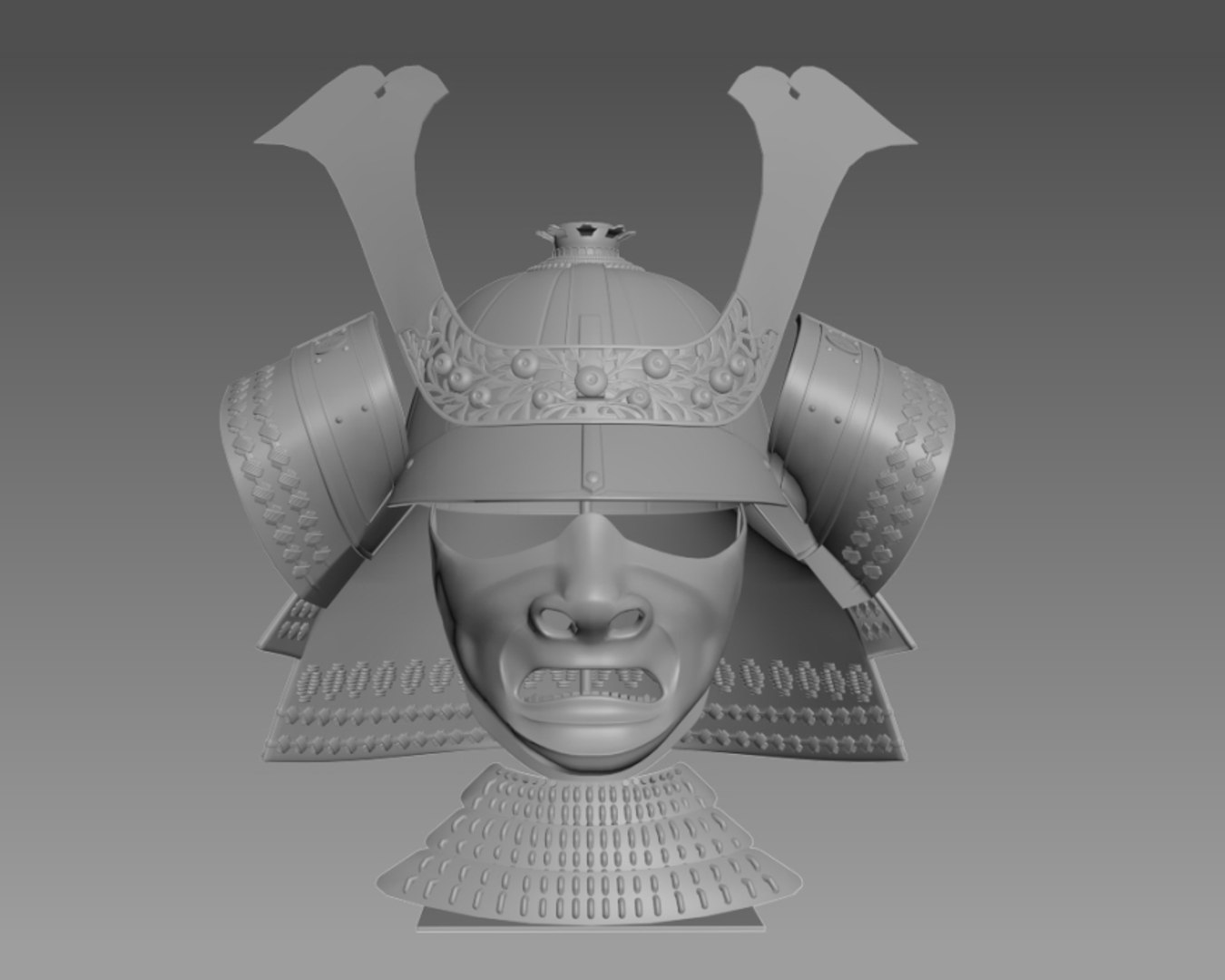 3dsmax Samurai Armor Shogun