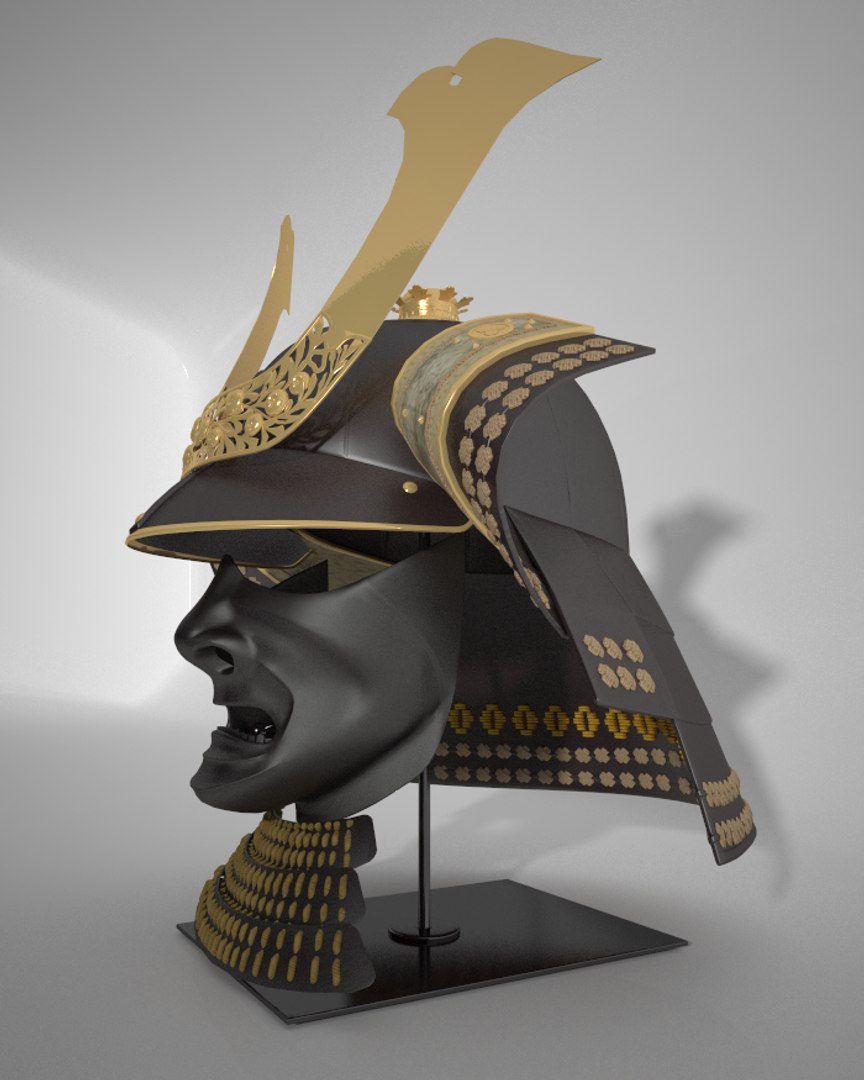 3dsmax Samurai Armor Shogun