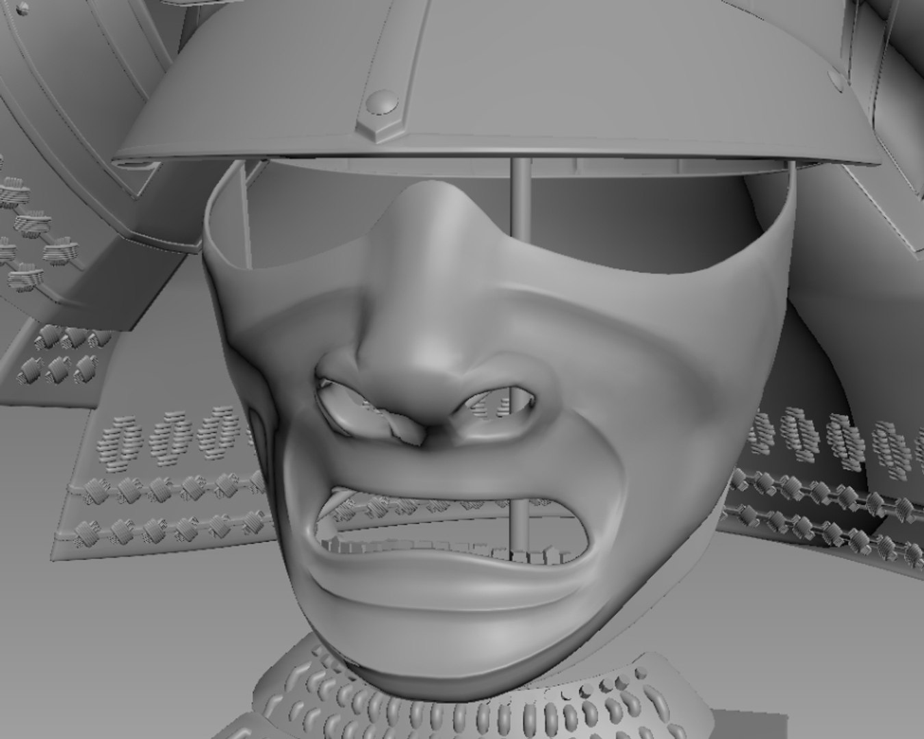 3dsmax Samurai Armor Shogun