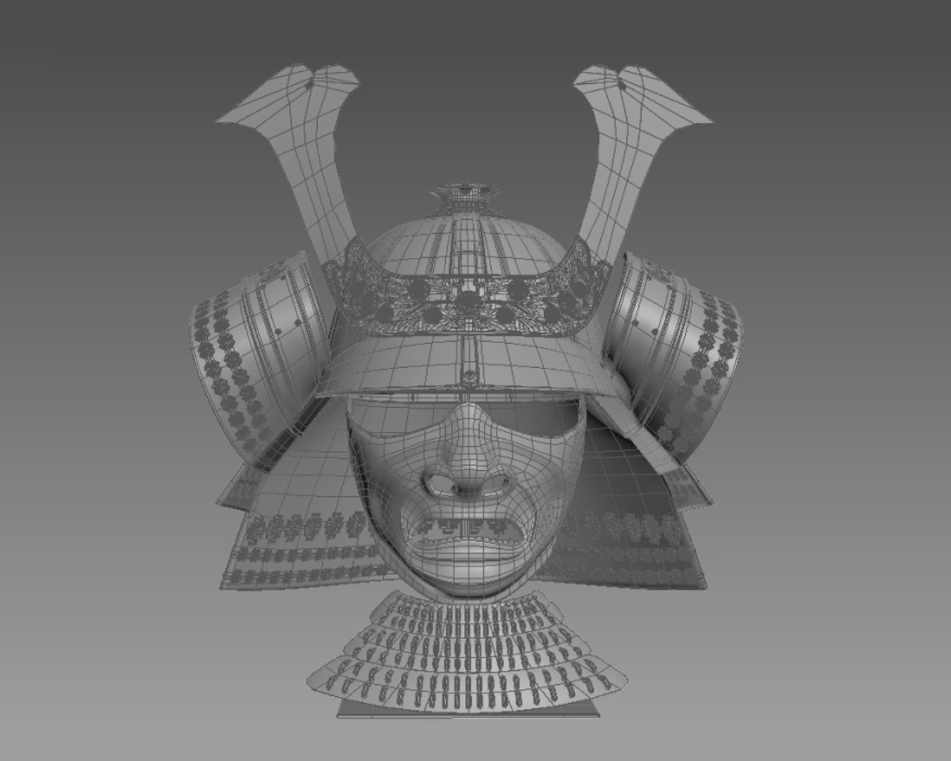 3dsmax Samurai Armor Shogun