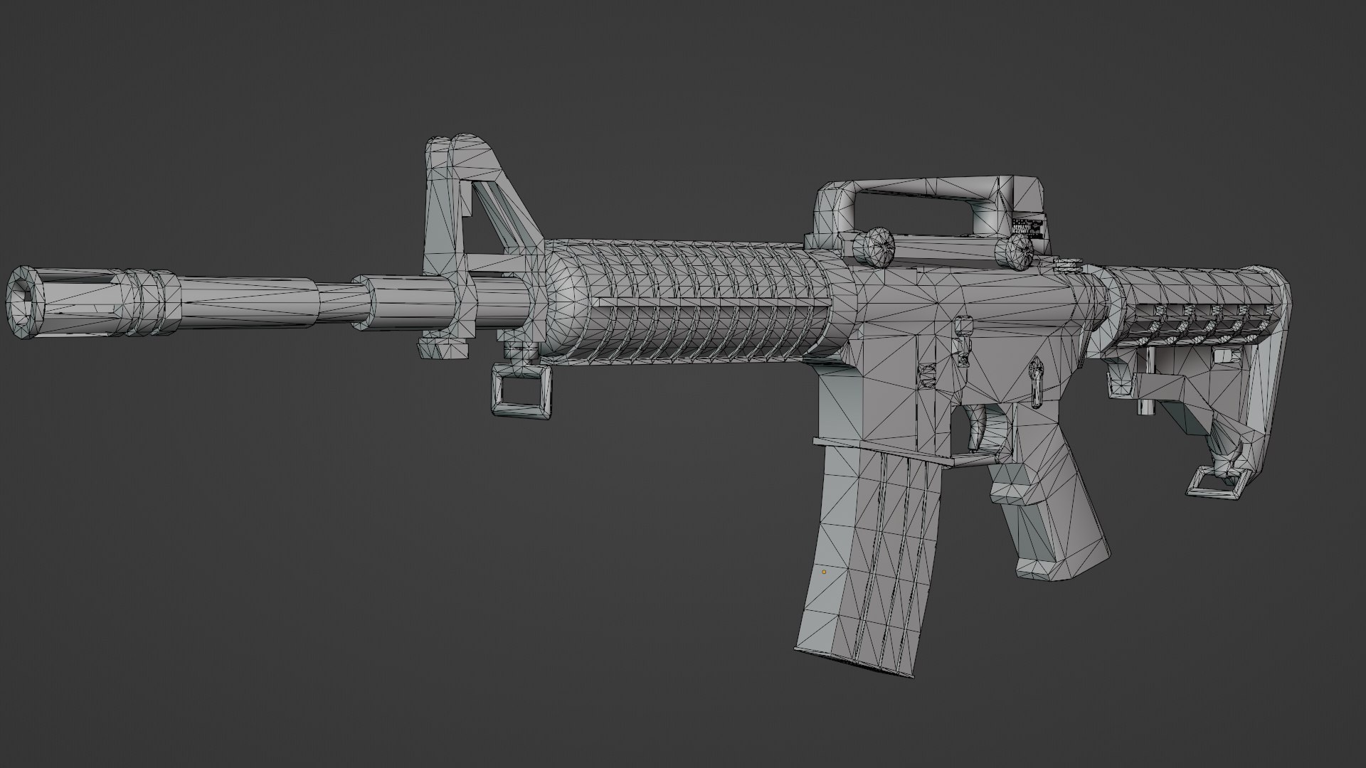 Assault Rifle M15 3D Model - TurboSquid 2104828
