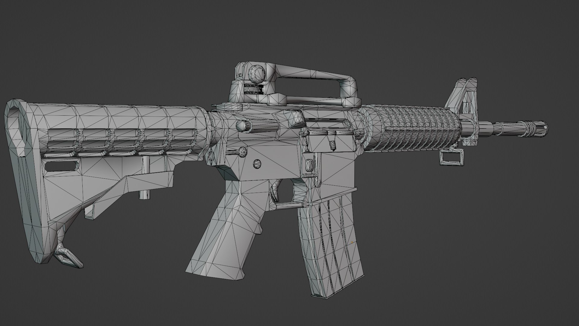 Assault Rifle M15 3D Model - TurboSquid 2104828