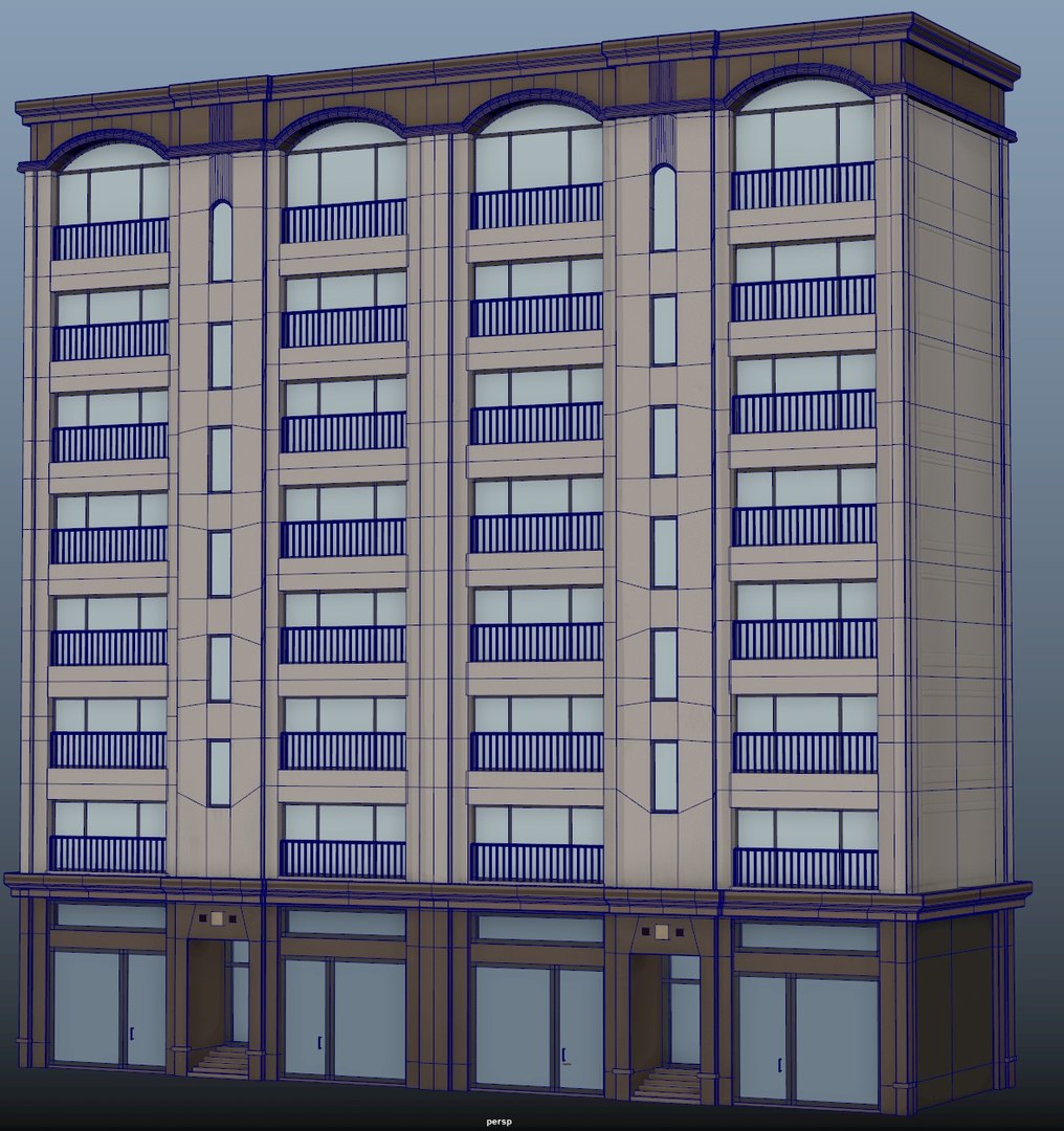 Cartoon building model - TurboSquid 1527150