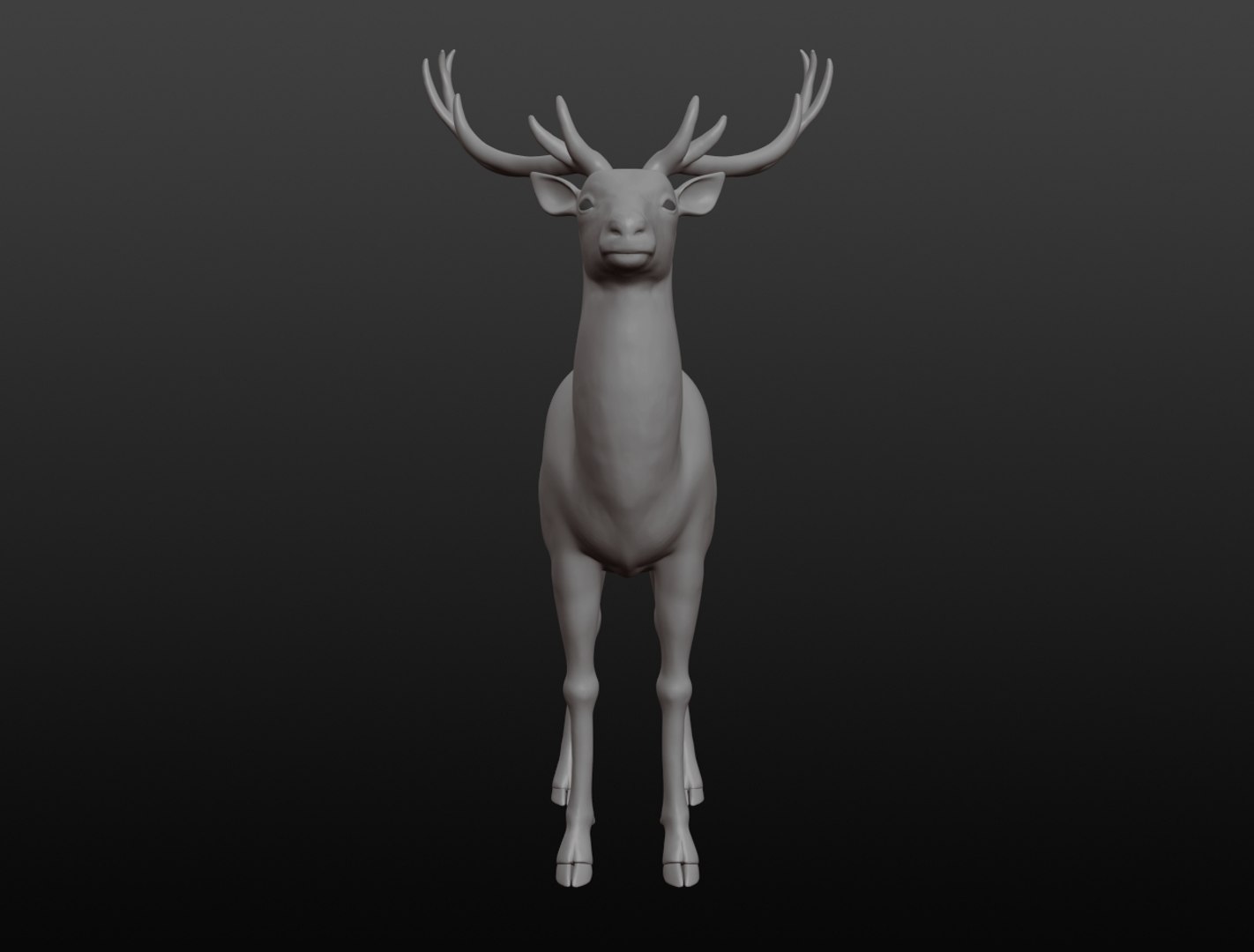 Deer Base Mesh 3D Model - TurboSquid 1419260