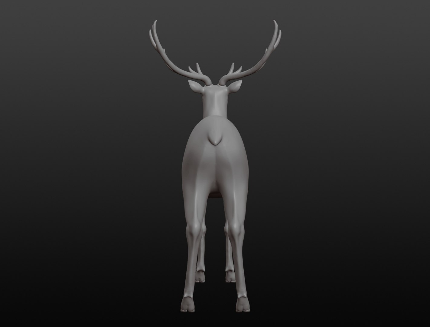 Deer Base Mesh 3D Model - TurboSquid 1419260