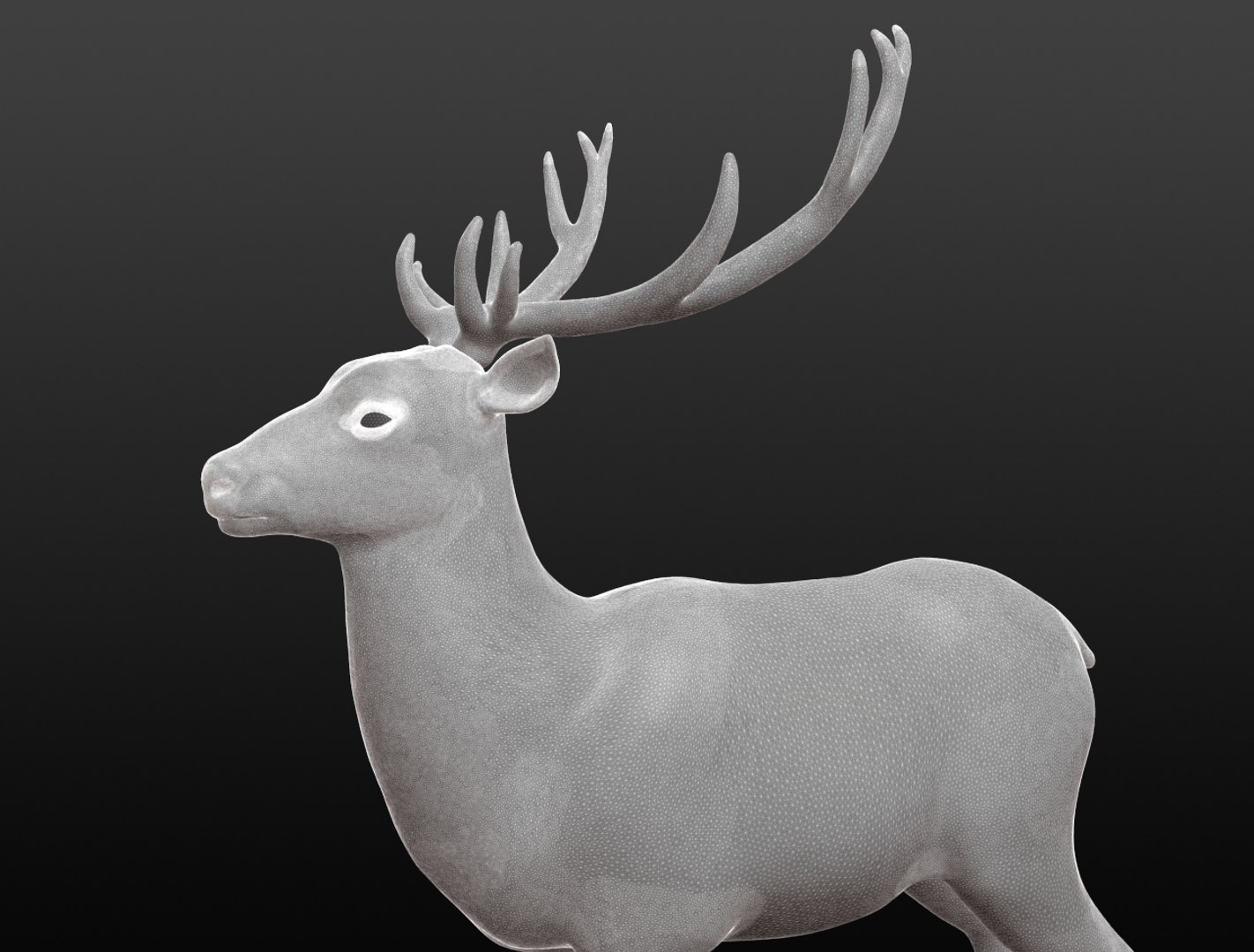 Deer Base Mesh 3D Model - TurboSquid 1419260