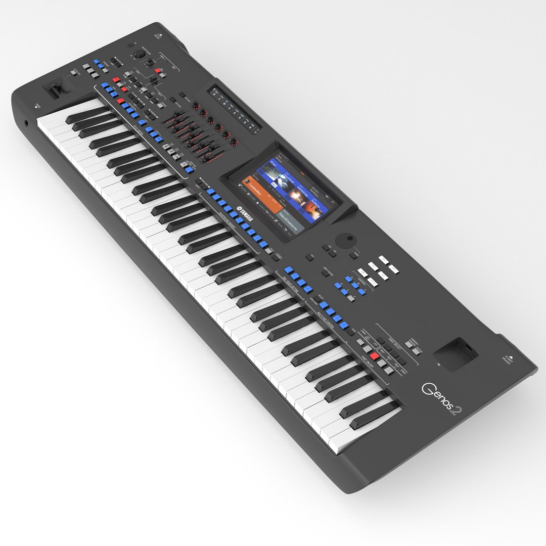 Yamaha Digital- und Arranger-Workstations Genos 2-Modell 3D-Modell ...