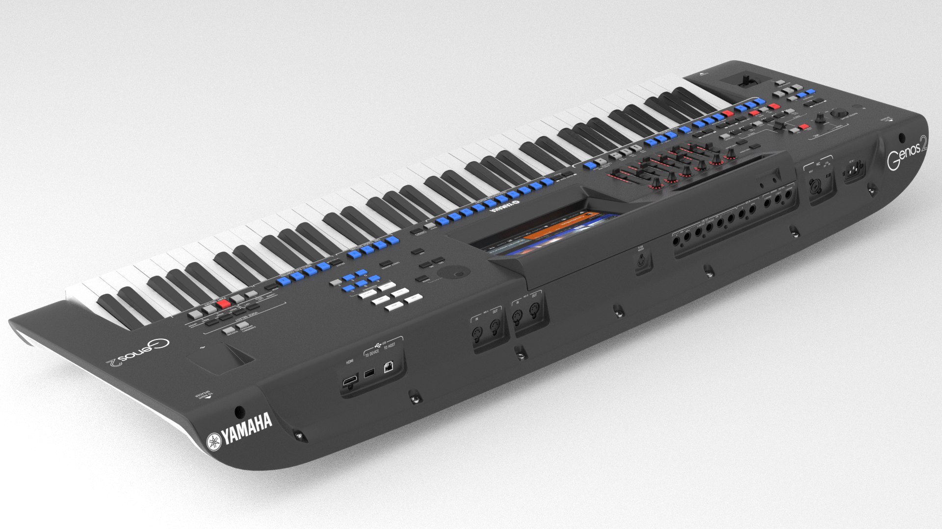3D Yamaha Digital And Arranger Workstations Genos 2 Model Model ...