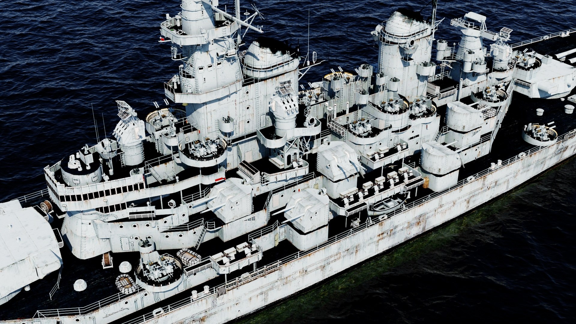 USS Iowa 3D - TurboSquid 2396522