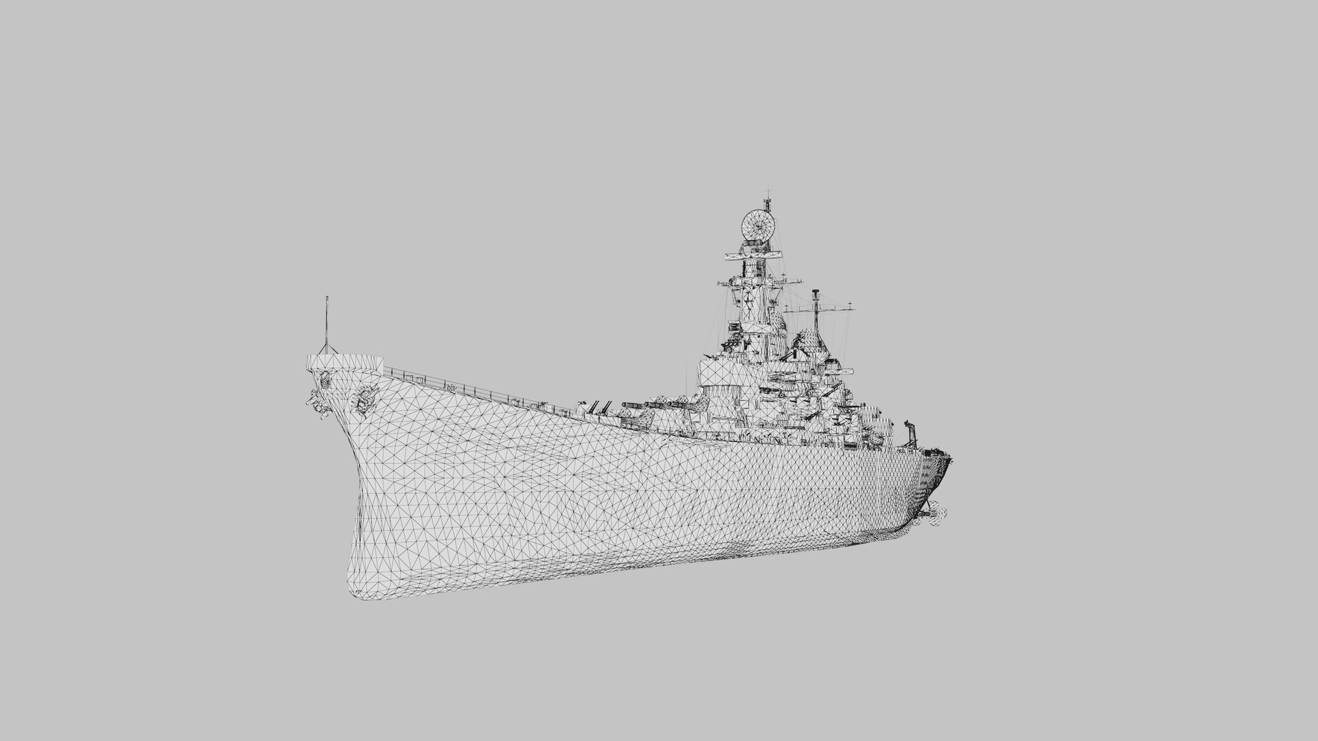 USS Iowa 3D - TurboSquid 2396522