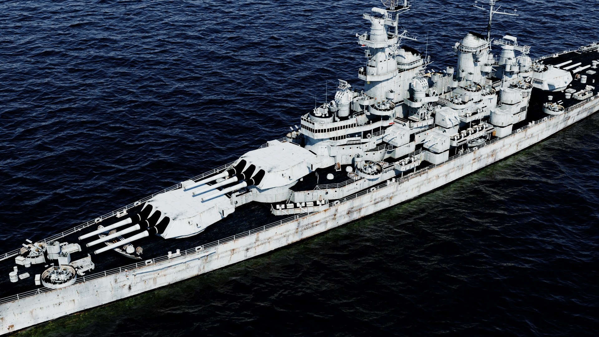 USS Iowa 3D - TurboSquid 2396522