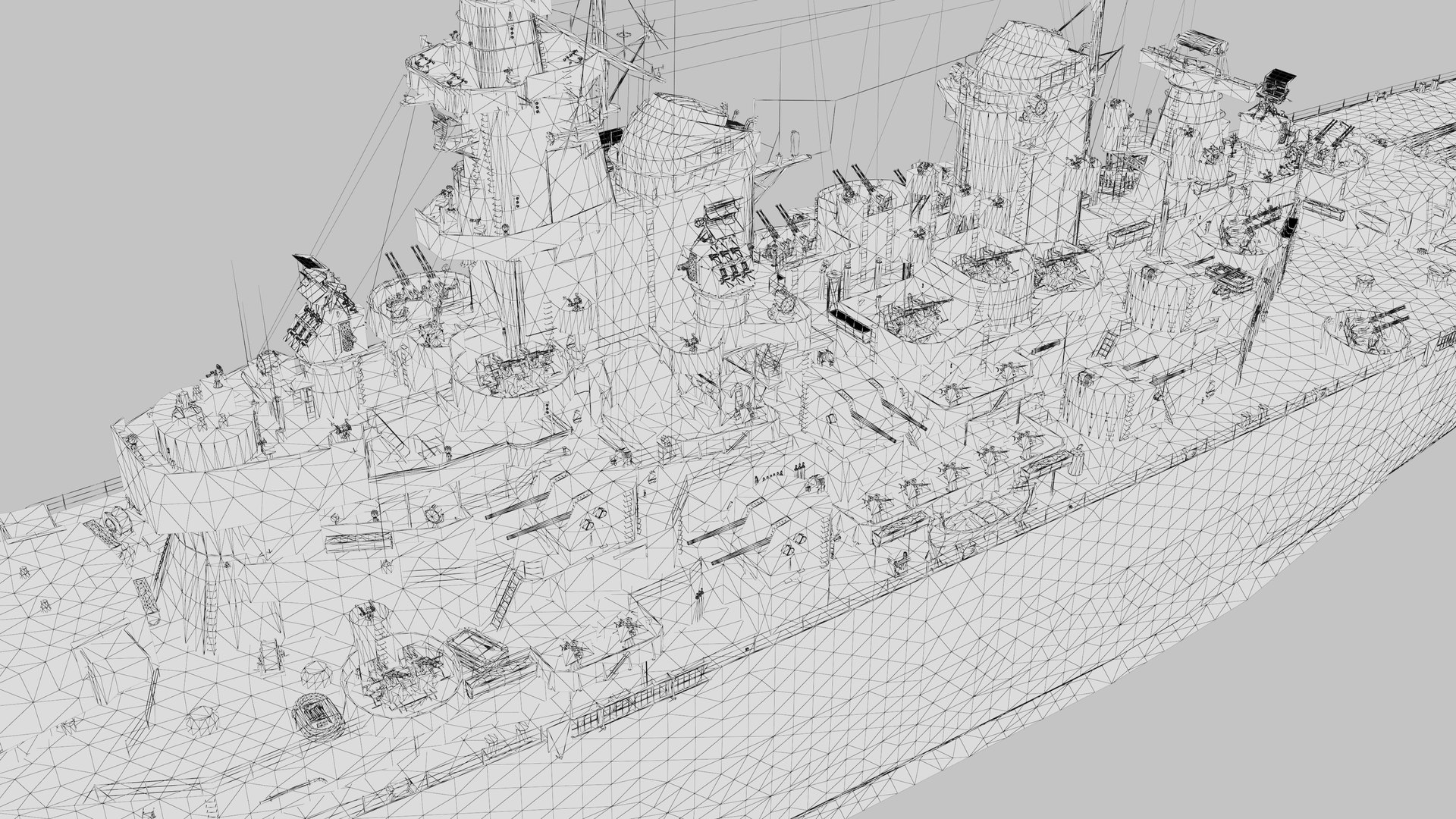 USS Iowa 3D - TurboSquid 2396522