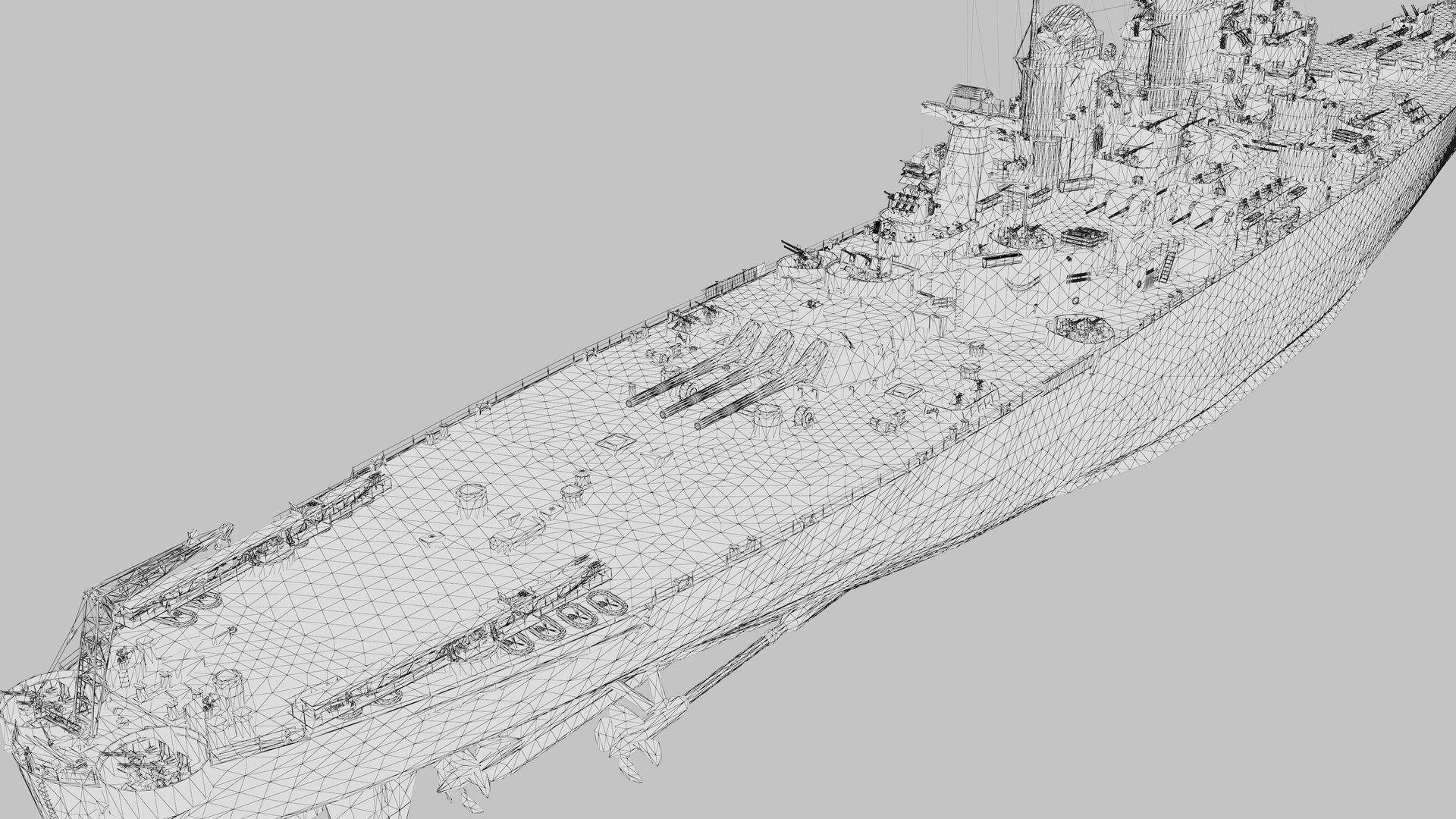 USS Iowa 3D - TurboSquid 2396522