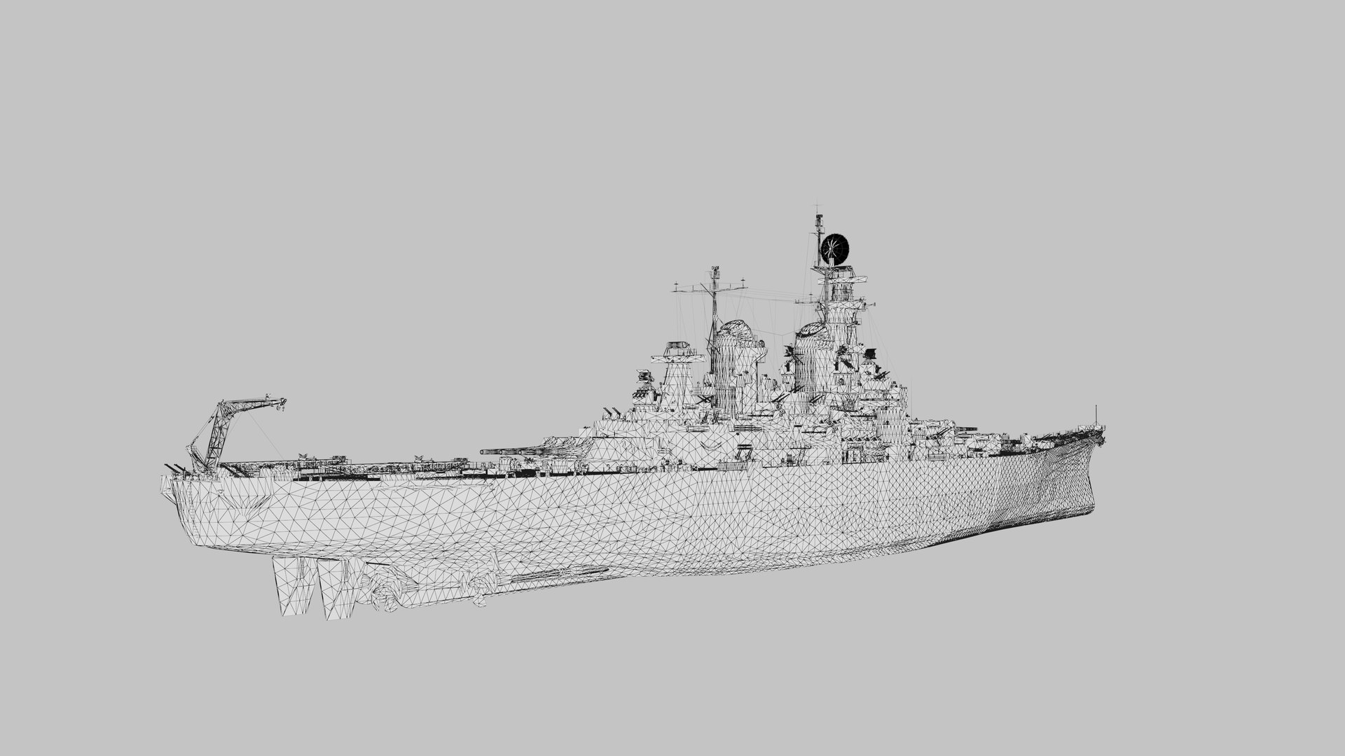 USS Iowa 3D - TurboSquid 2396522