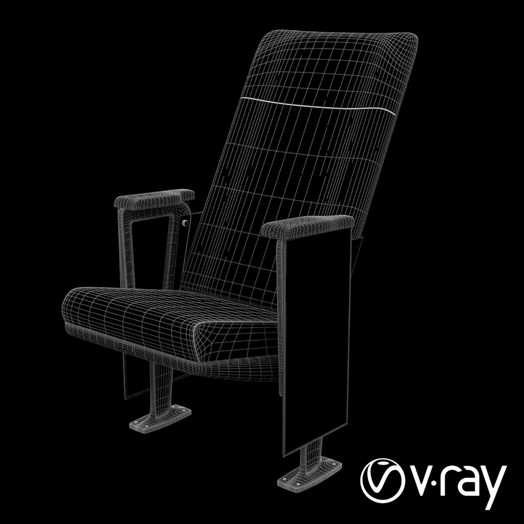 3D Auditorium Seating Model - TurboSquid 1813726