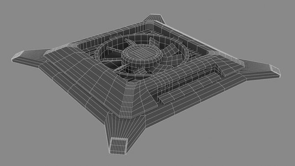 3D Ceiling Ventilation Fan model - TurboSquid 1778577