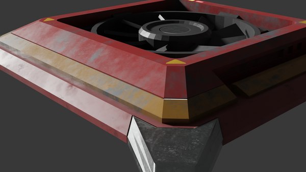 3D Ceiling Ventilation Fan model - TurboSquid 1778577