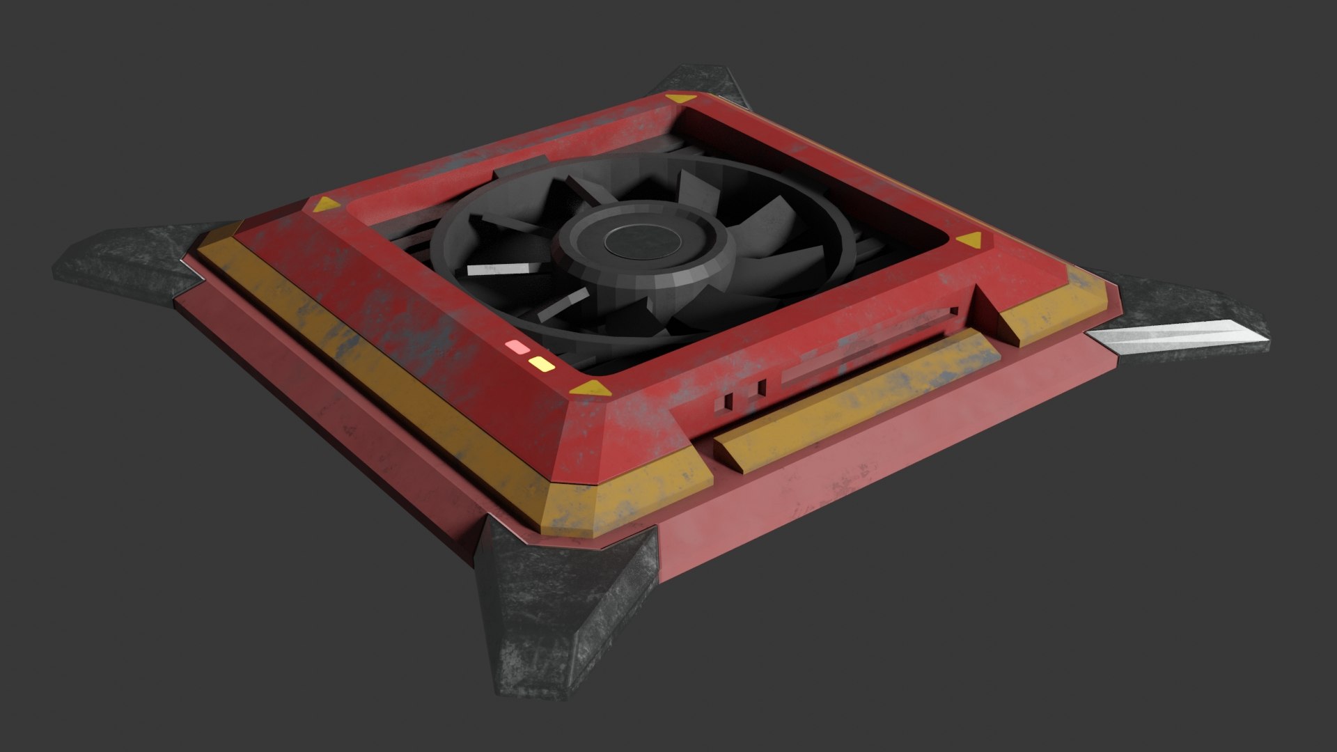 3D Ceiling Ventilation Fan Model - TurboSquid 1778577