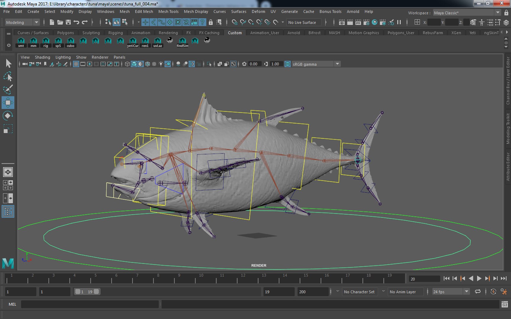 3D Model Tuna Animation - TurboSquid 1336727