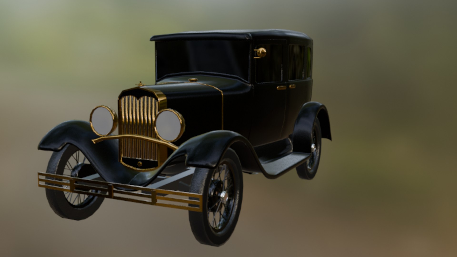 3D Model Timeless Classic 1920s Automobile - TurboSquid 2251815
