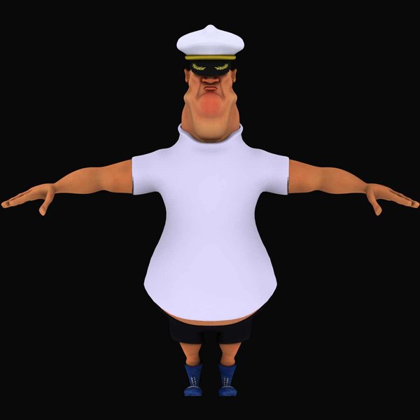 3d captain rig model