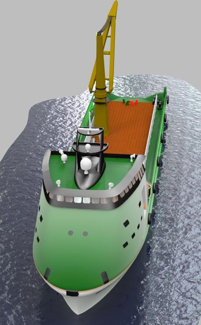 Offshore Support Vessel 3d Max