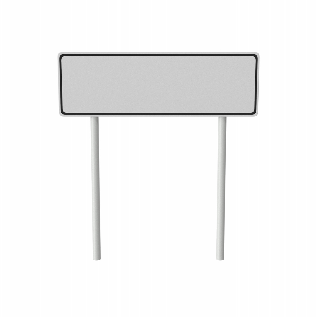 3D Highway Road Sign - TurboSquid 2001797