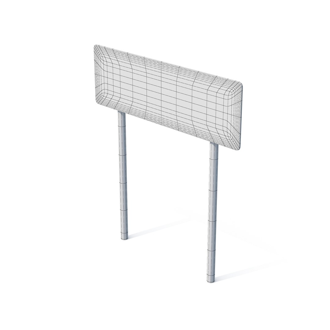 3D Highway Road Sign - TurboSquid 2001797