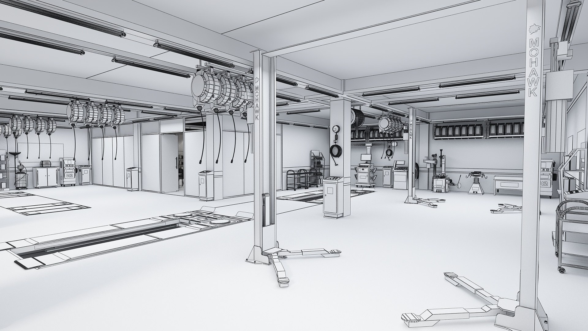 3D Car Repair Service 01 - TurboSquid 1789097