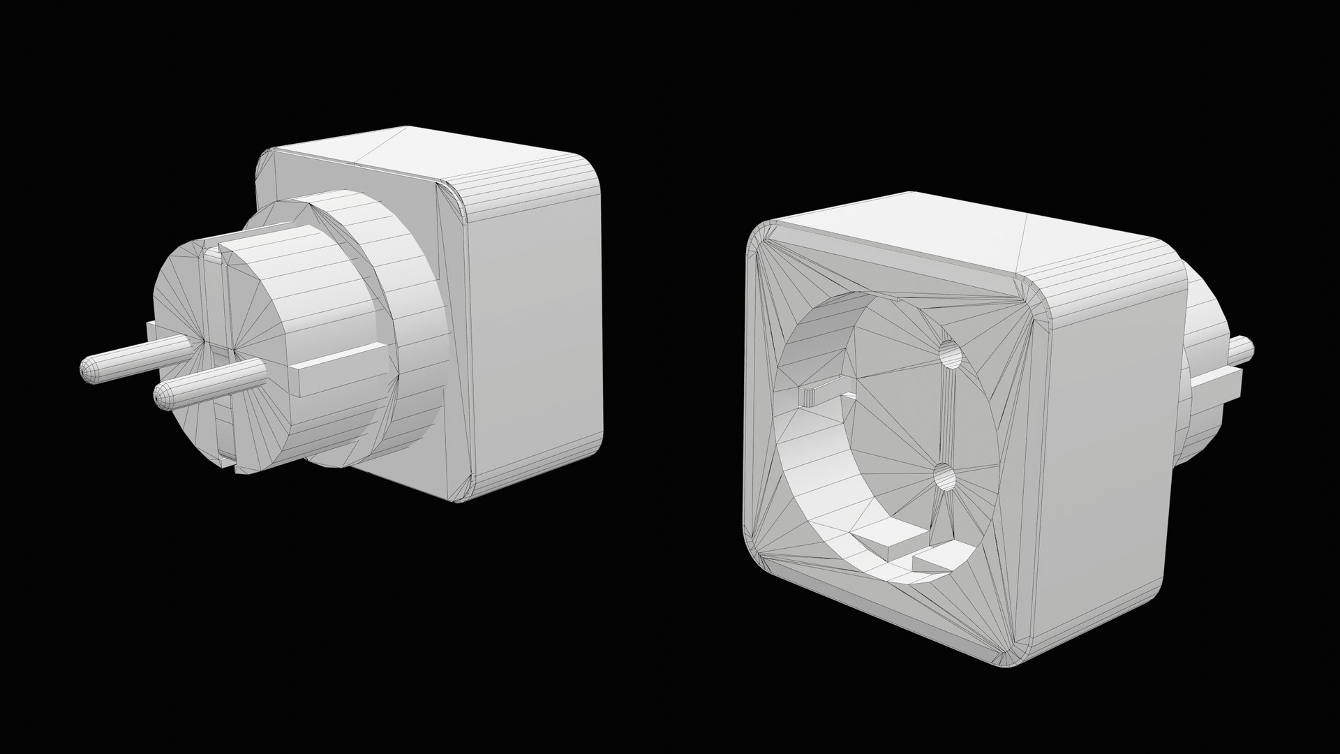 3D Universal Plug Adapter Model - TurboSquid 2294528