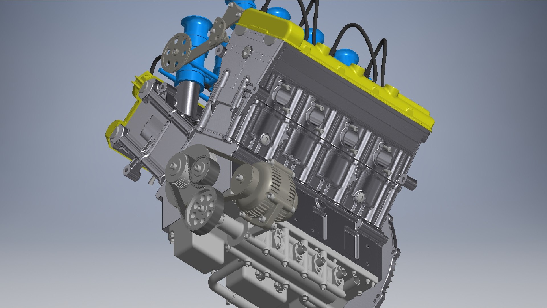 3D Model V8 Engine 3d Model - TurboSquid 2213049