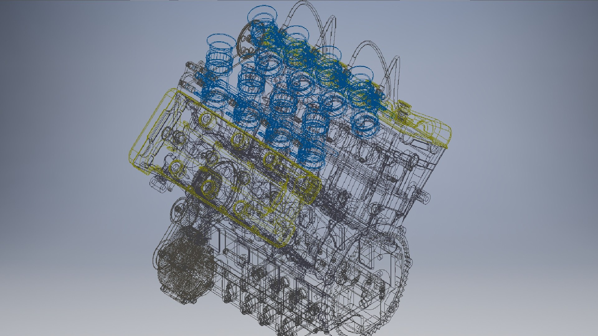 3D Model V8 Engine 3d Model - TurboSquid 2213049