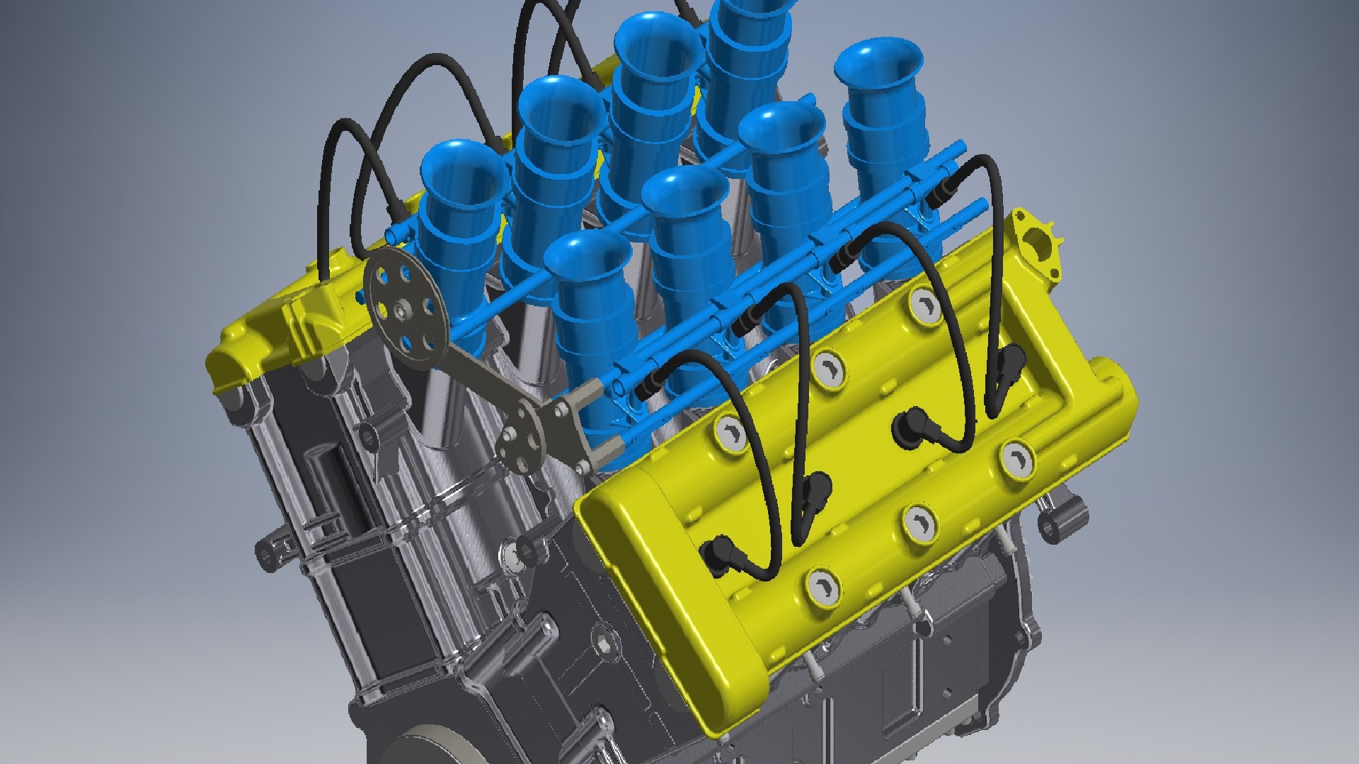 3D Model V8 Engine 3d Model - TurboSquid 2213049