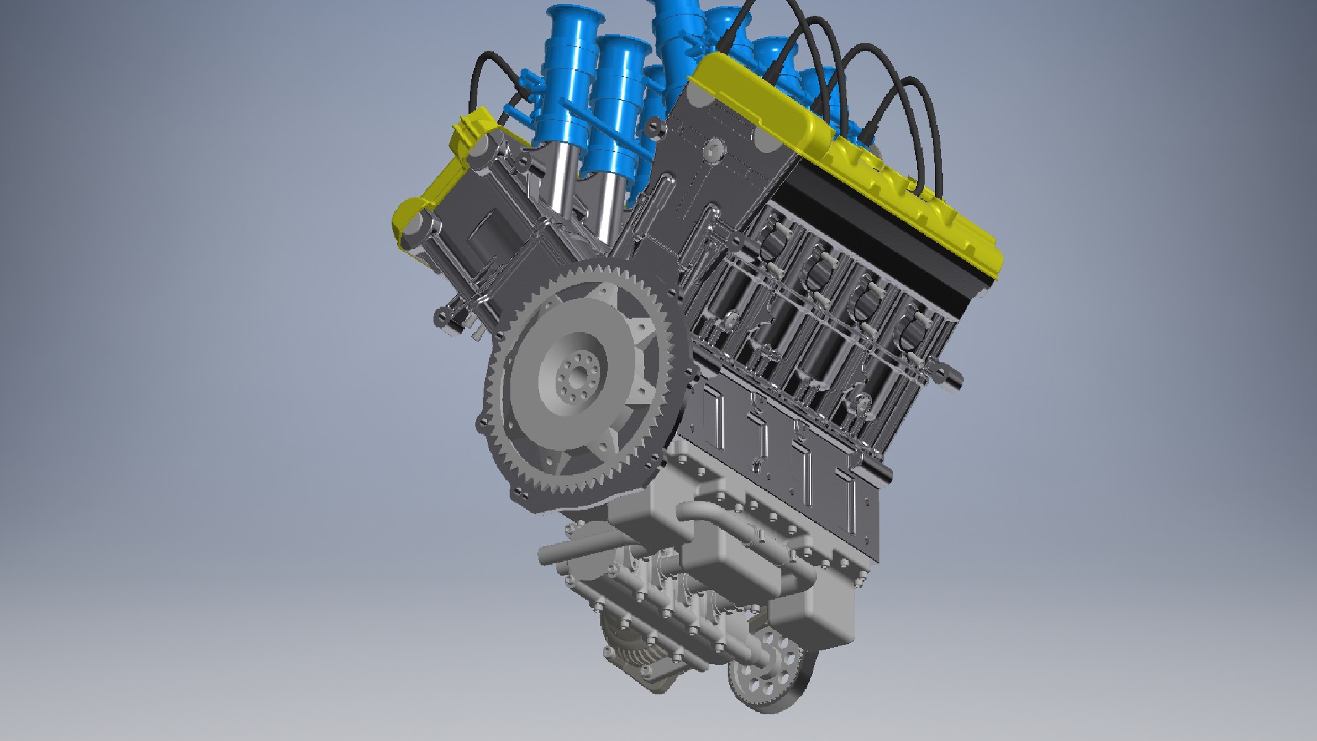 3D Model V8 Engine 3d Model - TurboSquid 2213049