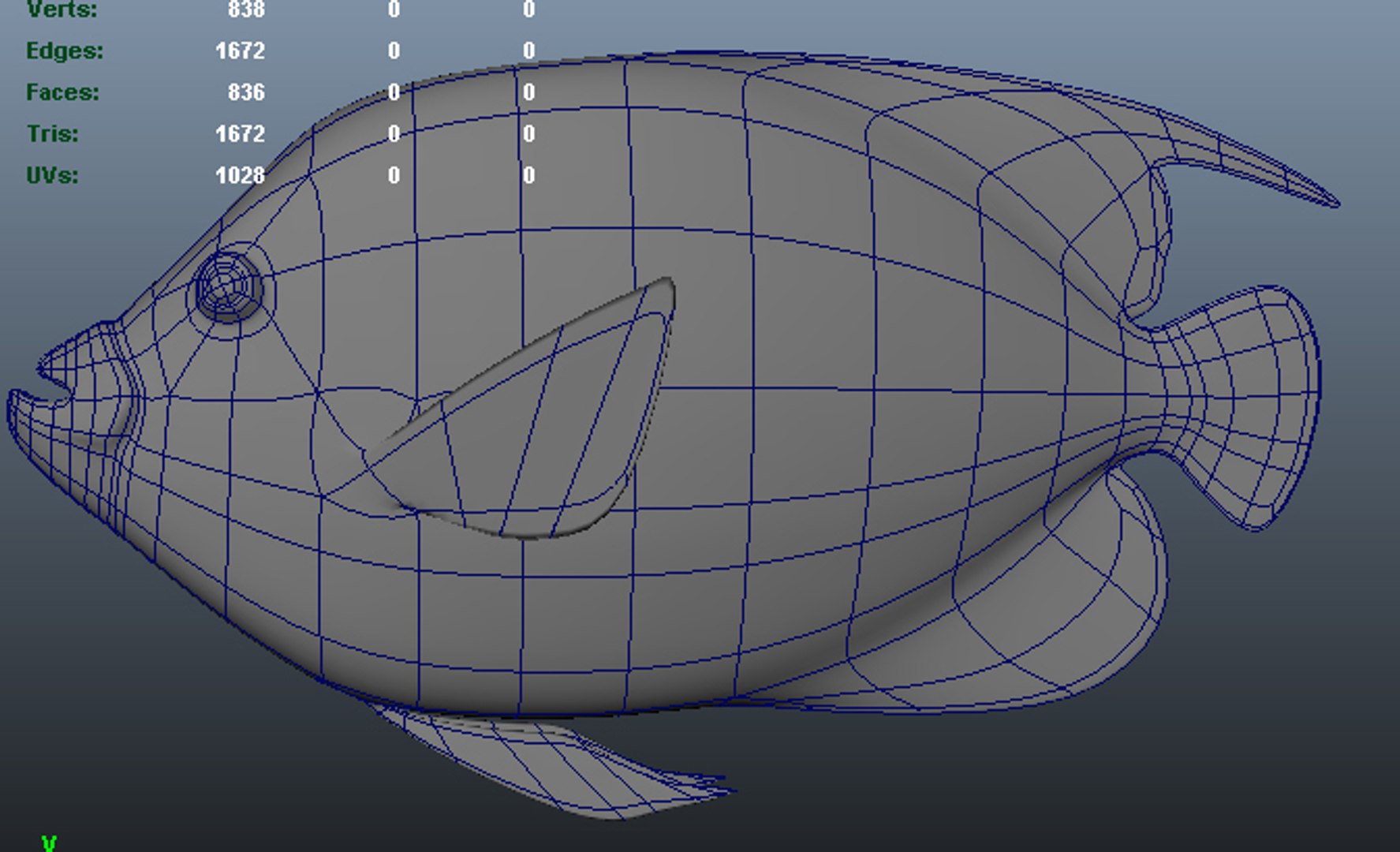 Emperor Fish 3d Fbx