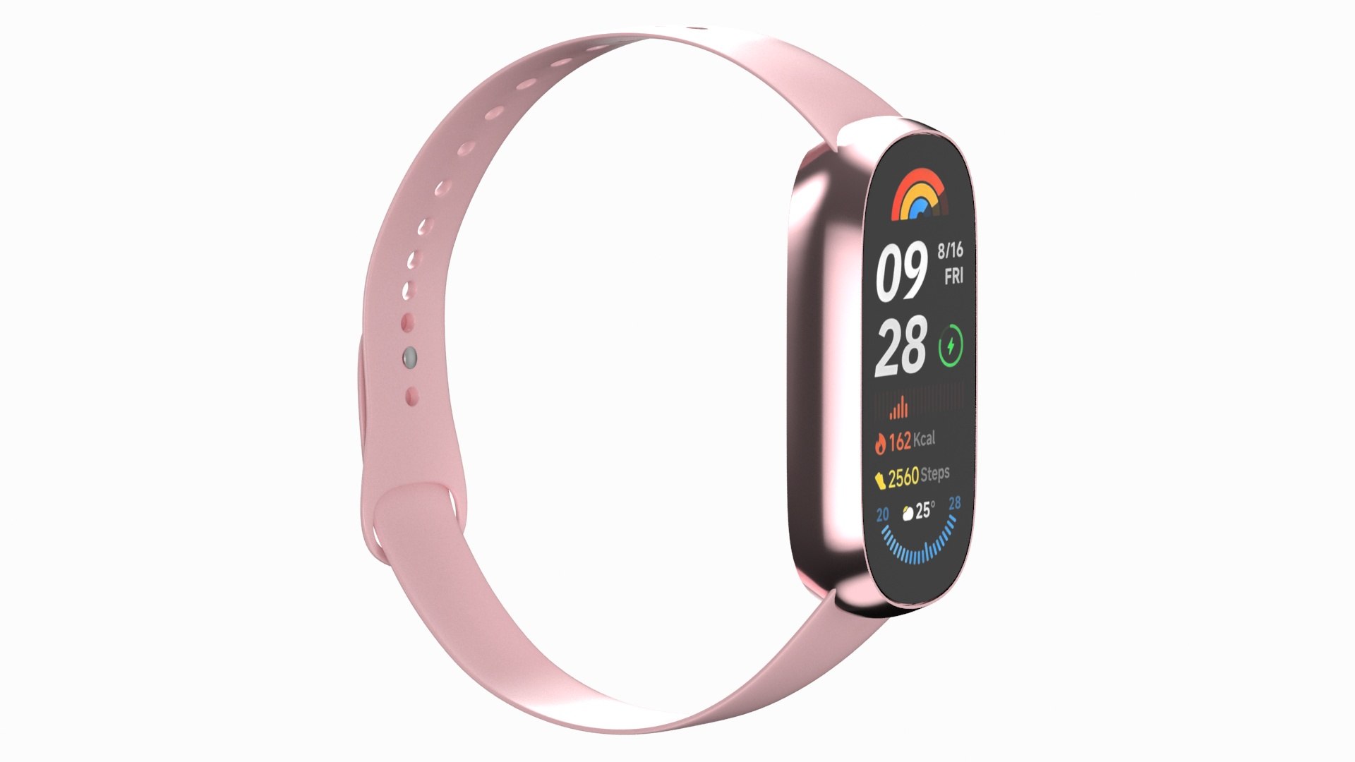 Xiaomi Smart Band 9 Pink Model - TurboSquid 2281032