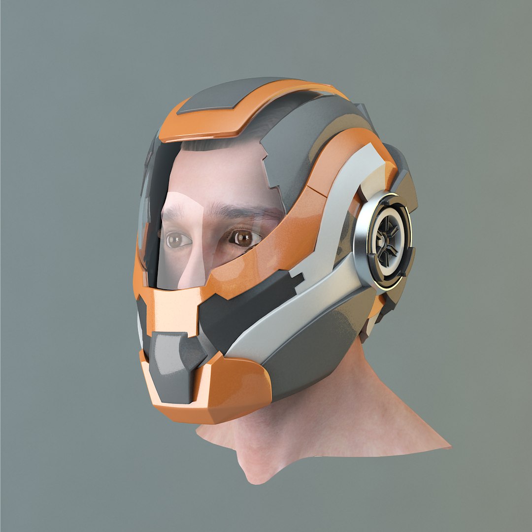 3d Model Sci-fi Helmet