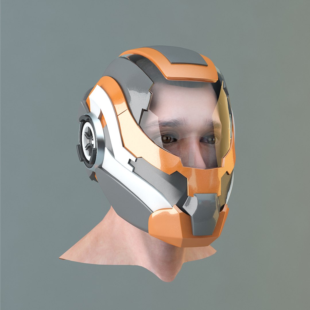 3d Model Sci-fi Helmet