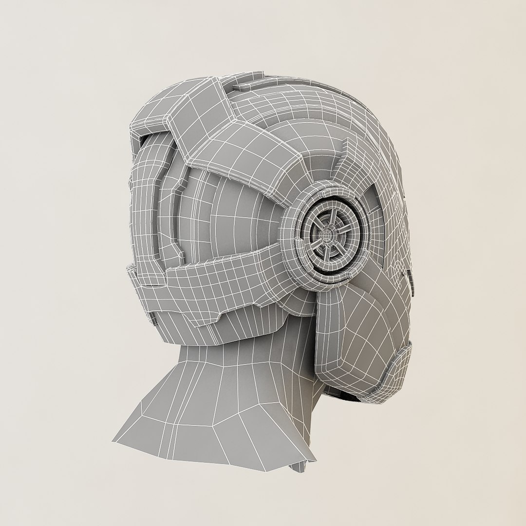 3d Model Sci-fi Helmet